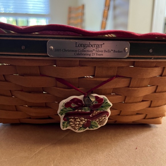 Longaberger | Accents | 205 Longaberger Christmas Collection Silver ...